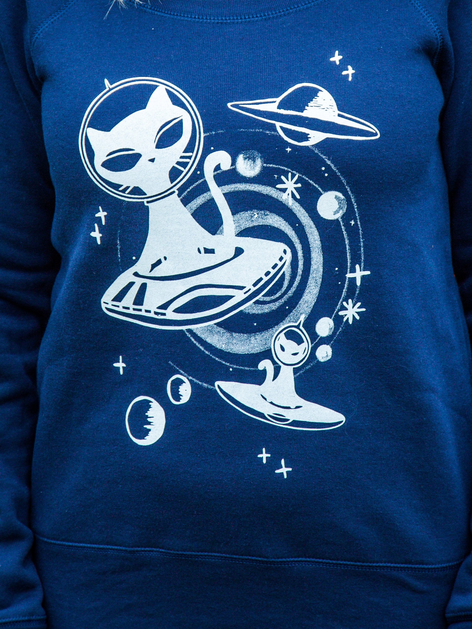 Alien Cat Shirt Sweater or Sweatshirt Cat Lover Gift for | Etsy