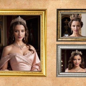 Royal Portrait Old Money Portraits Custom Queen From Photo Personalized ...