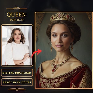 Custom Royal Portrait Customized Renaissance Portraits Best Unique Gift ...