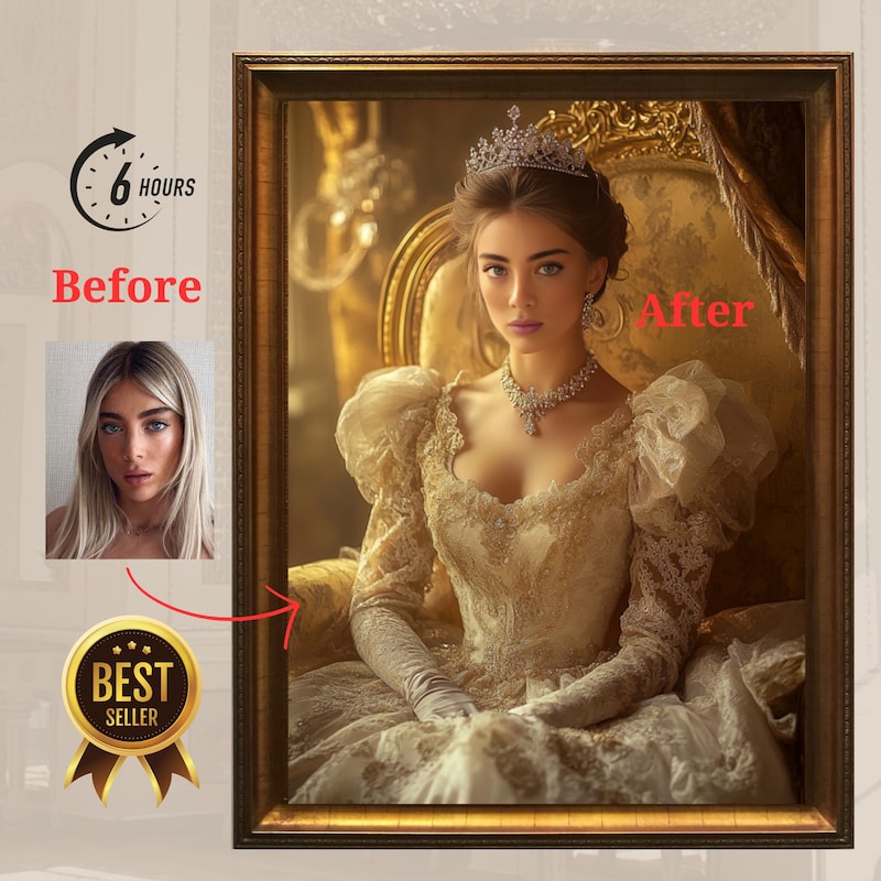 Royal Portrait - Etsy