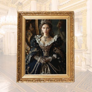 Custom Royal Queen Portrait Renaissance Victorian Portrait From Photo ...