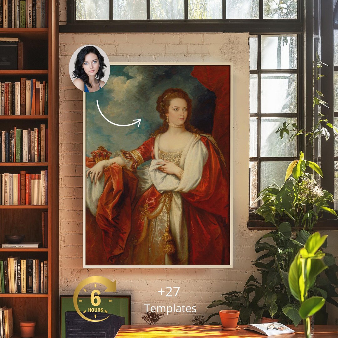 Custom Elizabeth Countess of Effingham 1797 Painting Famous Portrait ...