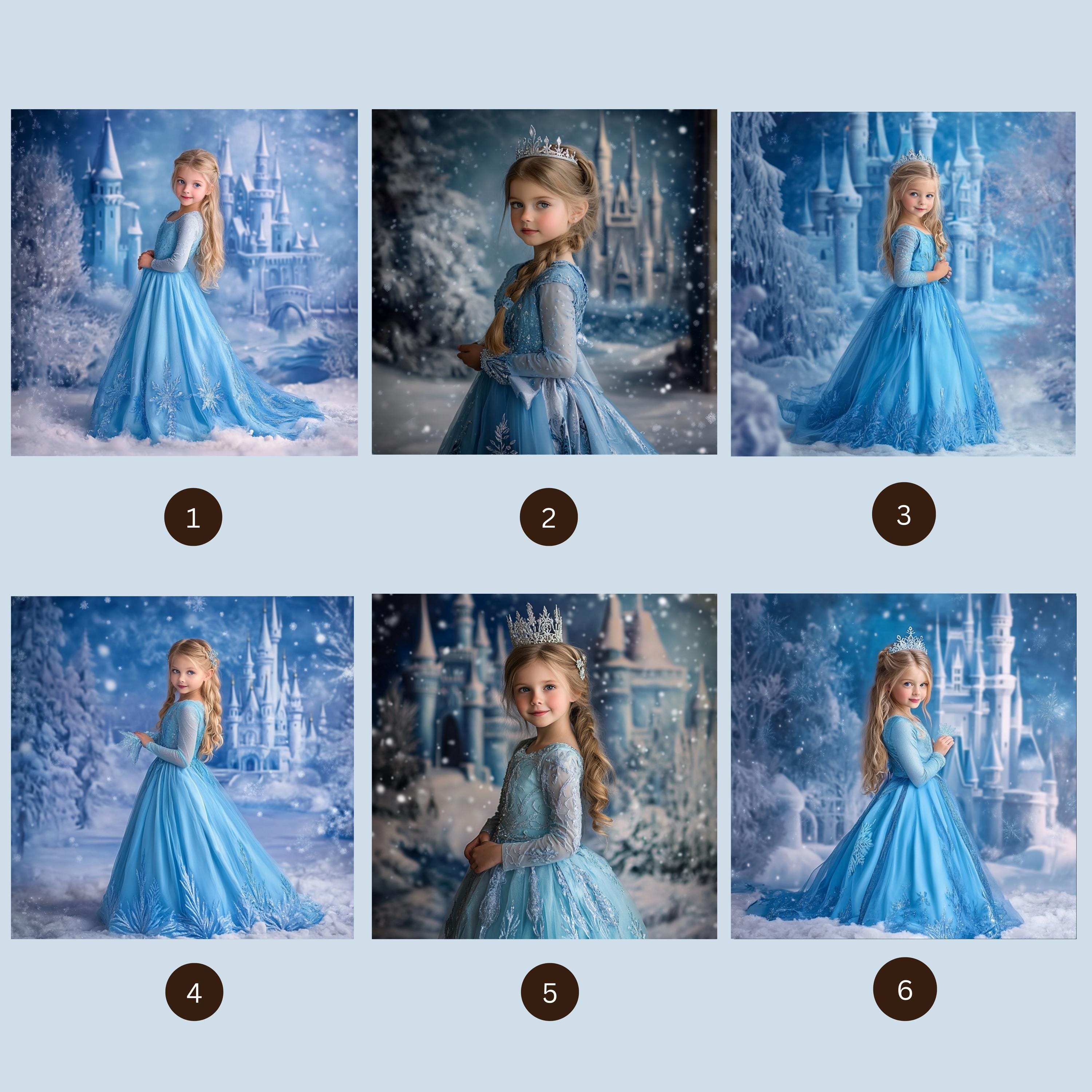 Personalized Princess Elsa Portrait, Custom Frozen Gift, Personalized ...