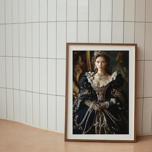 Custom Royal Queen Portrait Renaissance Victorian Portrait From Photo ...
