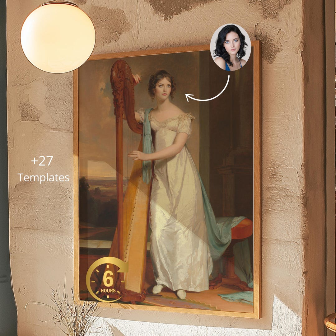 Custom Eliza Ridgely Portrait, Personalized Historical Renaissance ...