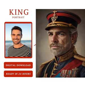 Custom Royal Portrait Customized Renaissance Portraits Best Unique Gift ...