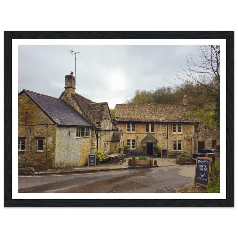 Premium Matte Paper Wooden Framed Poster, Rustic Charm: Capturing the ...