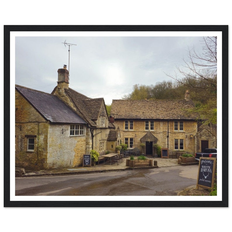 Premium Matte Paper Wooden Framed Poster, Rustic Charm: Capturing the ...