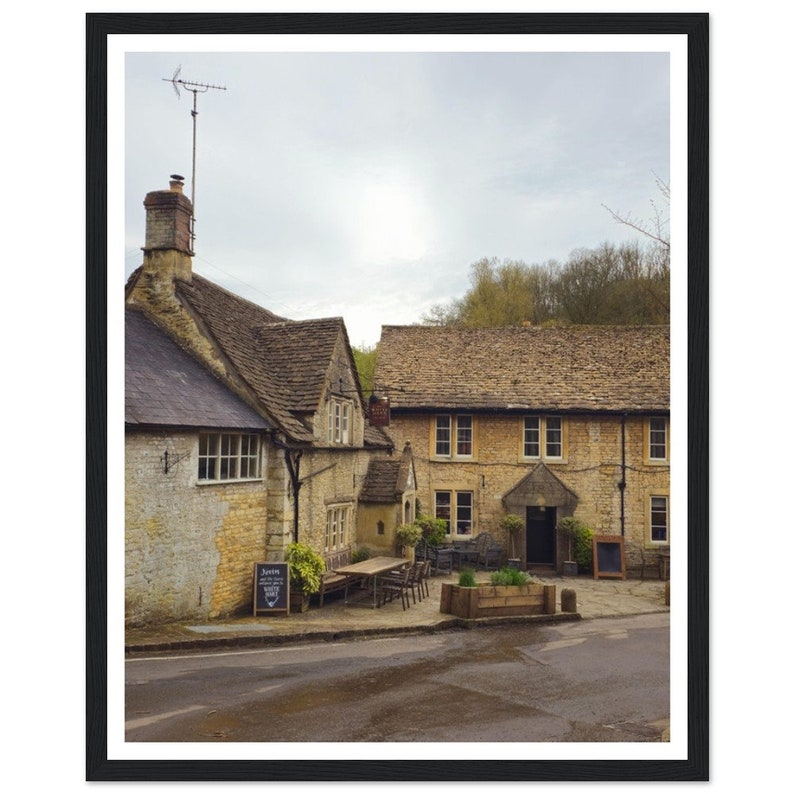 Premium Matte Paper Wooden Framed Poster, Rustic Charm: Capturing the ...