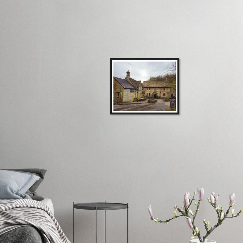 Premium Matte Paper Wooden Framed Poster, Rustic Charm: Capturing the ...