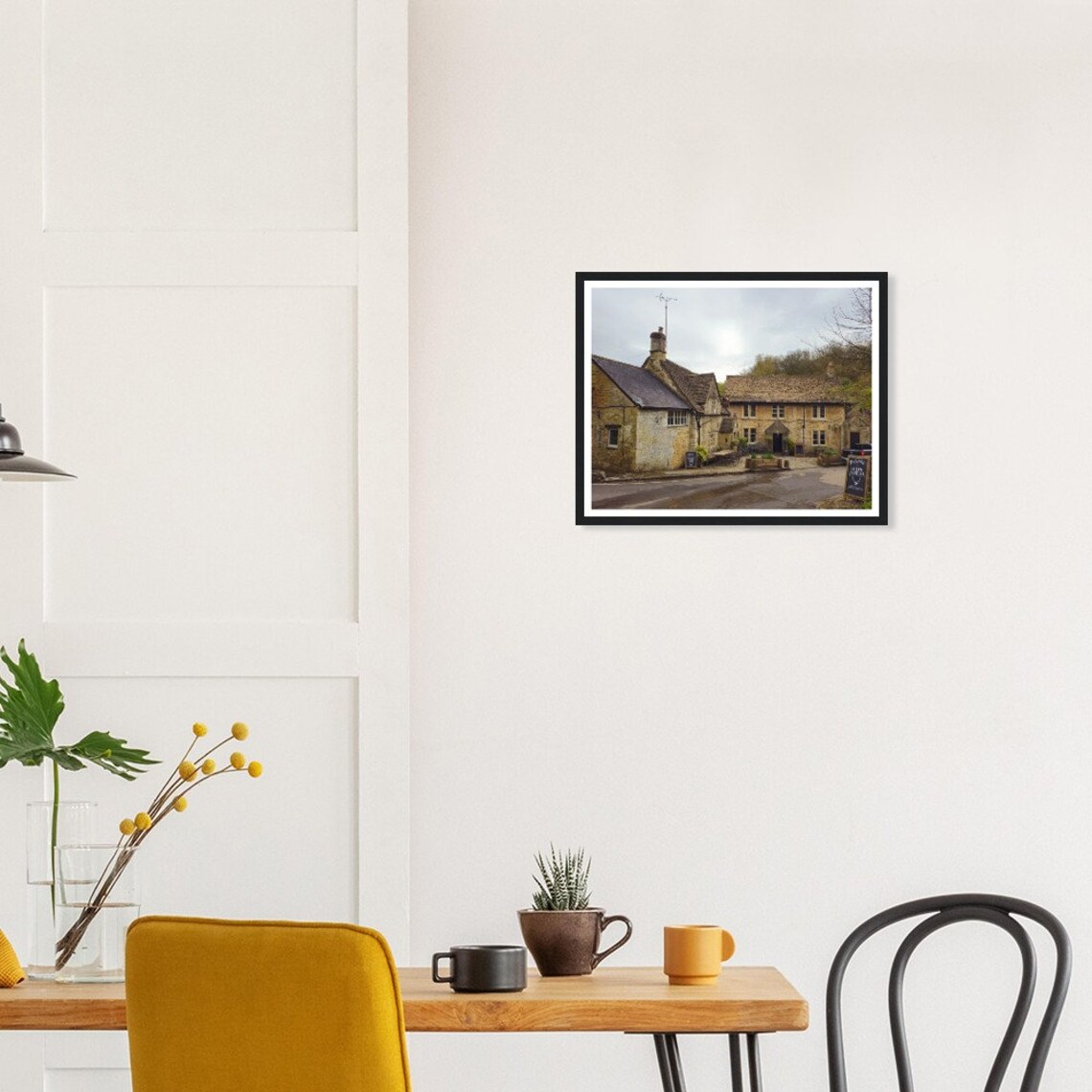 Premium Matte Paper Wooden Framed Poster, Rustic Charm: Capturing the ...