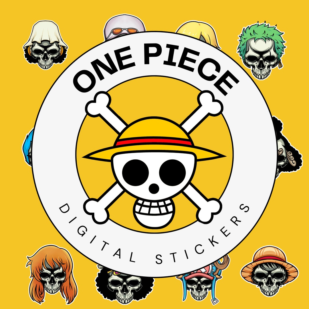 One Piece Anime Digital Stickers, PNG Stickers, Cool Anime, One Piece ...
