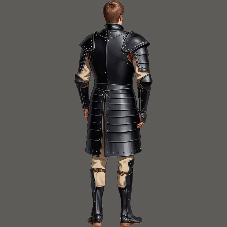 Medieval Knight Armor Suit - Full-body Gothic Plate Armor Costume for ...