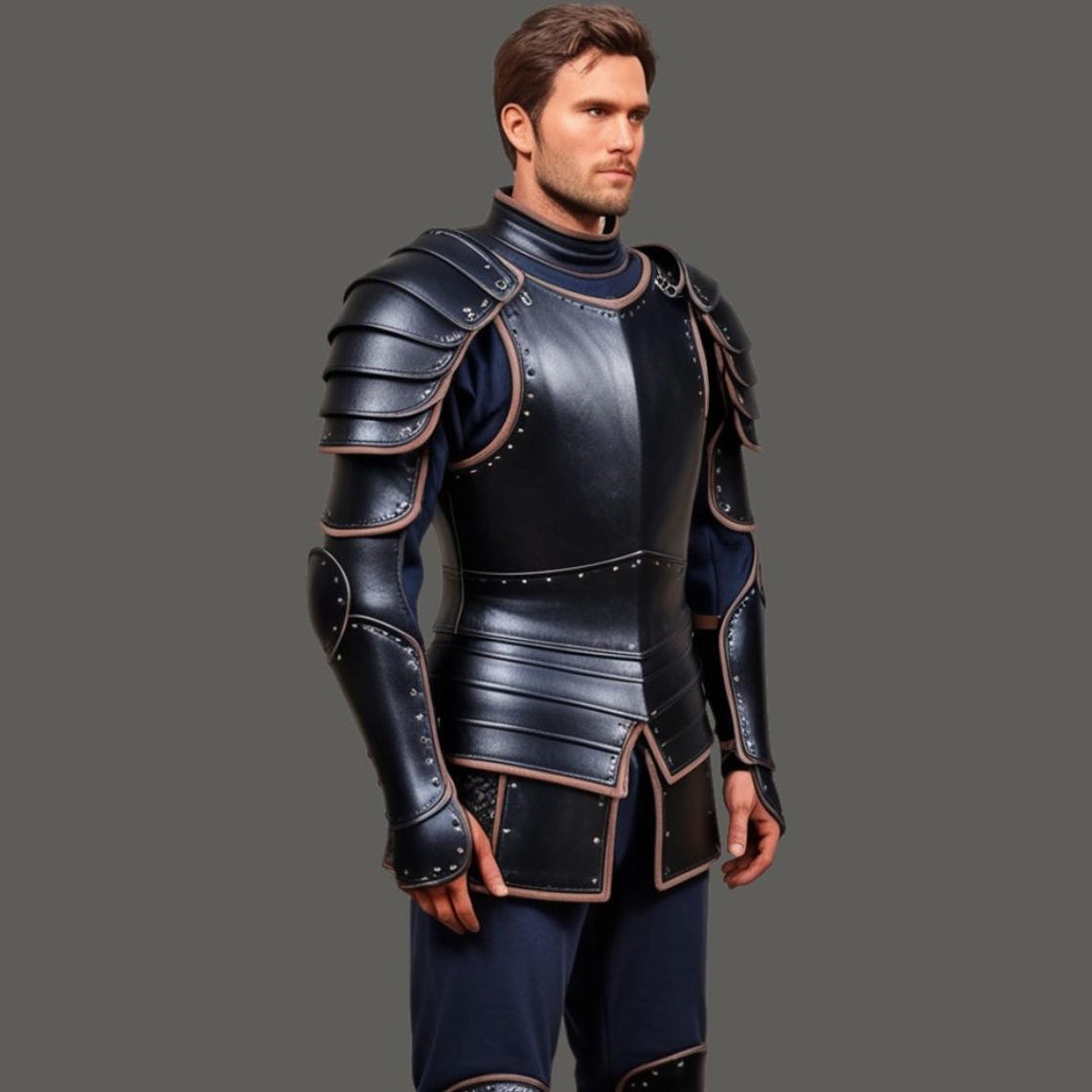 Medieval Knight Full Armor Suit - Realistic Gothic Plate Armor Costume ...