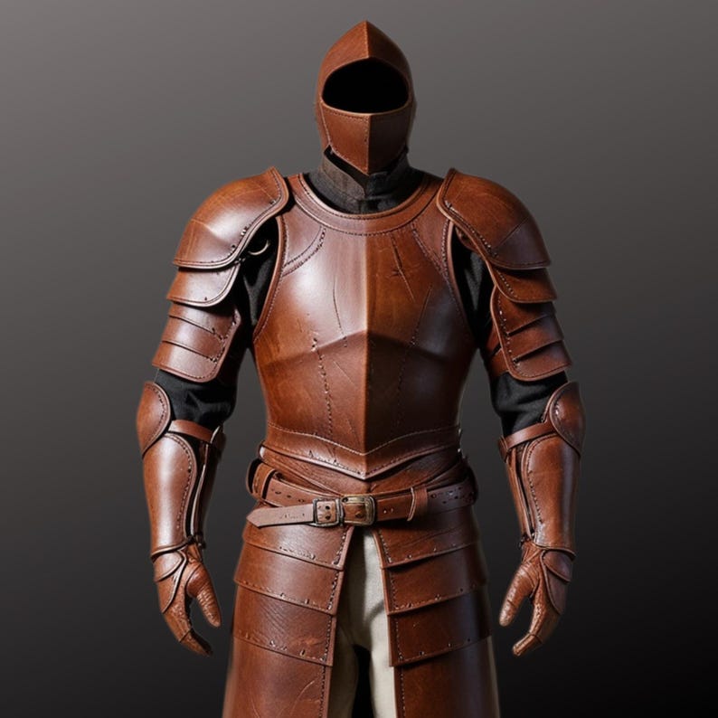 Medieval Leather Armor Suit-full Body Protection-perfect for Cosplay ...