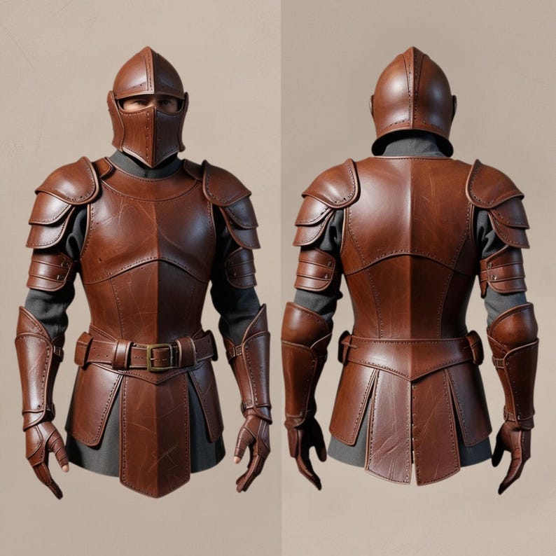 Medieval Leather Armor Suit - Etsy