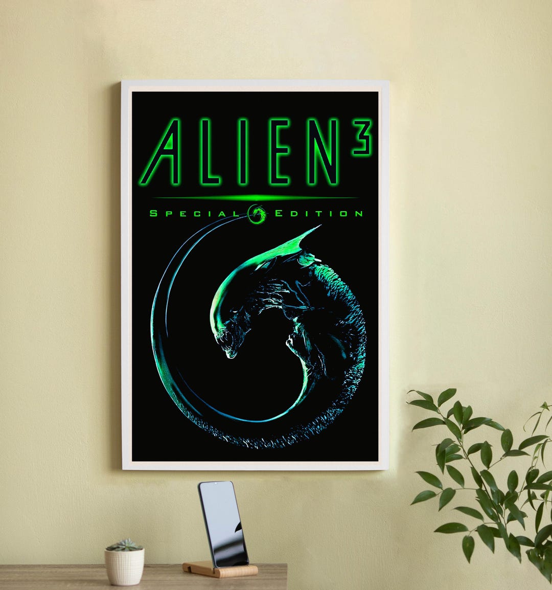 Alien 3 Movie Poster-high Quality Canvas Movie Poster - Wall Art-home ...