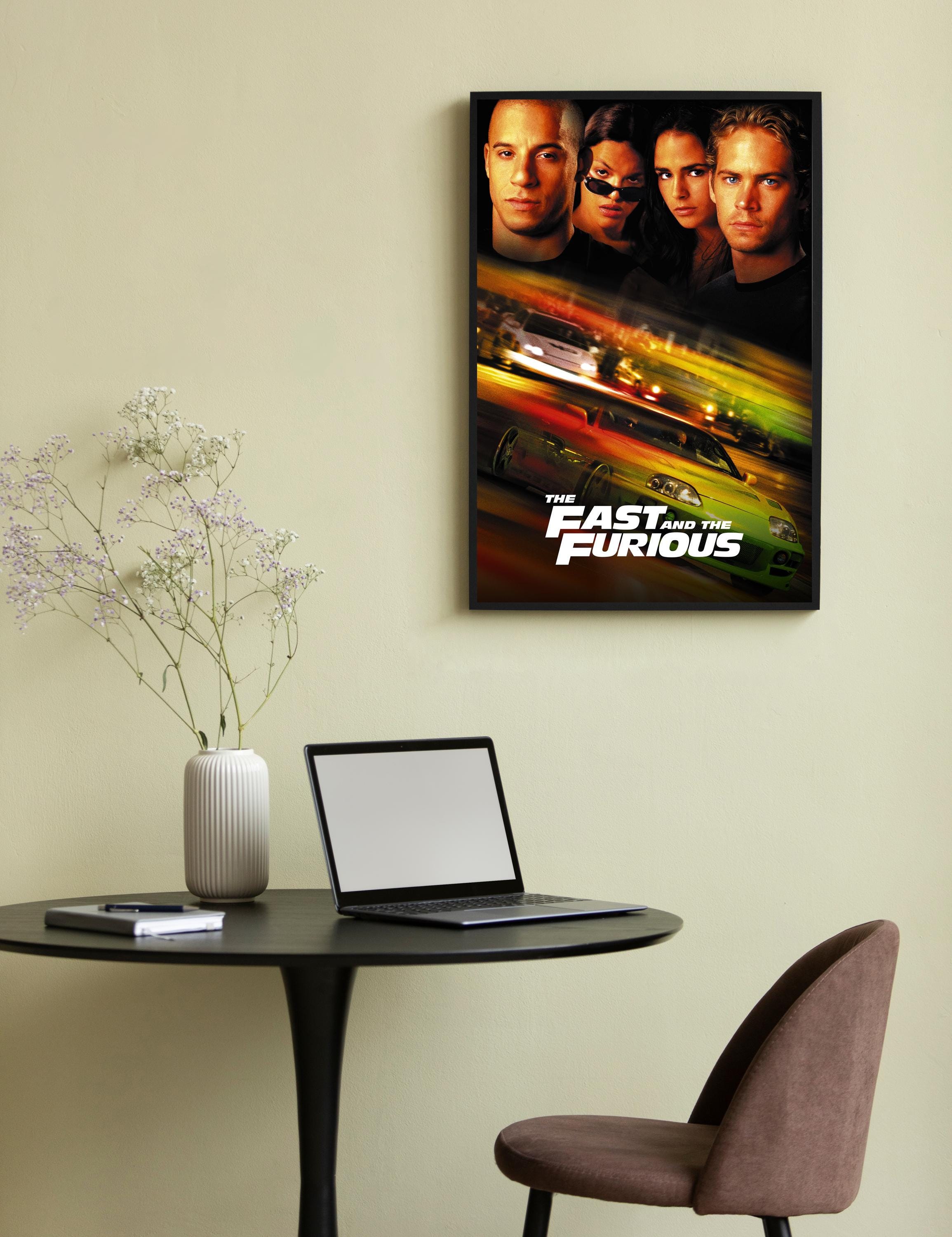 Fast and the Furious Movie Poster-high Quality Canvas Movie Poster ...