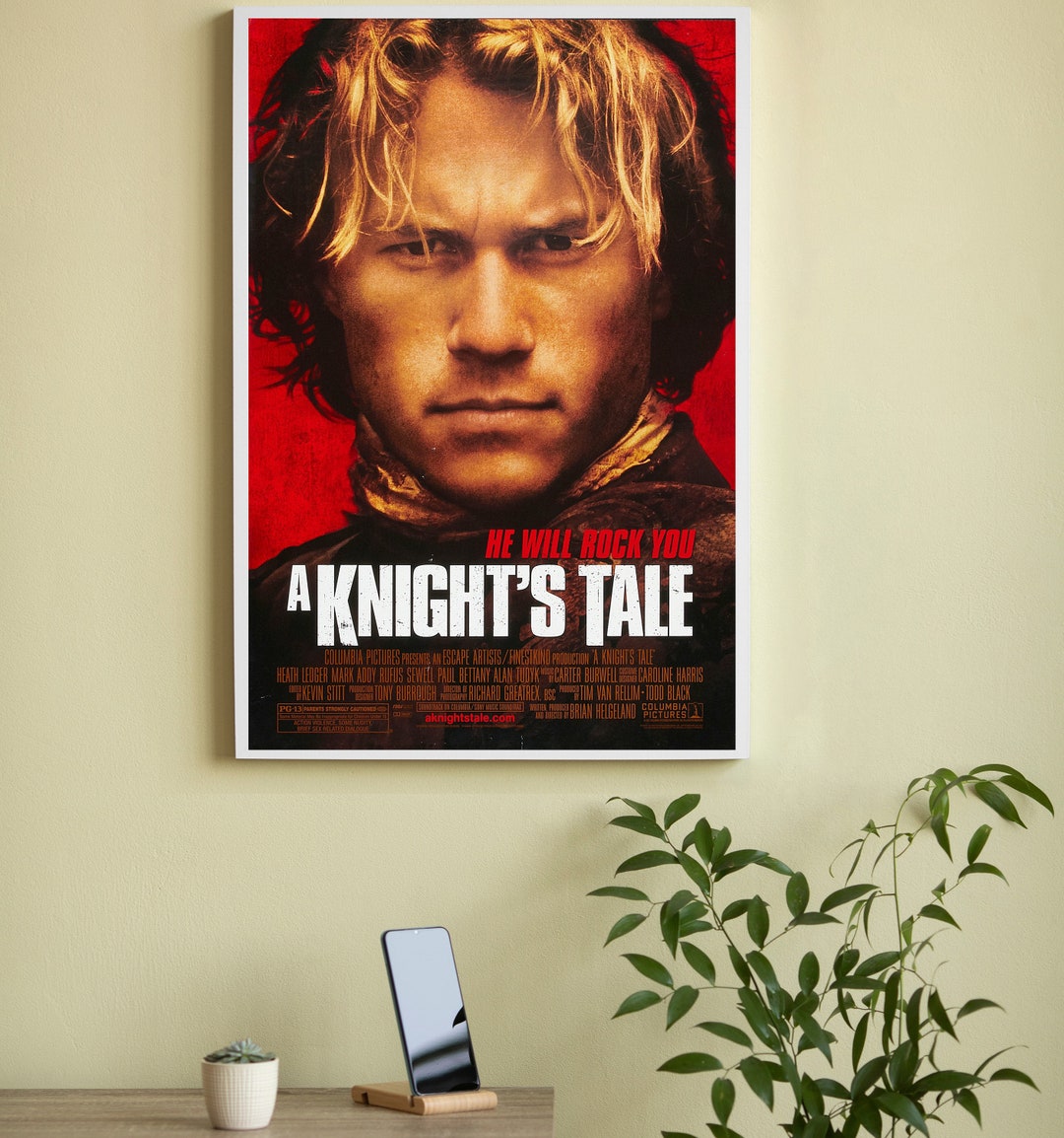 A Knight's Tale Movie Poster-high Quality Canvas Movie Poster Wall Art ...