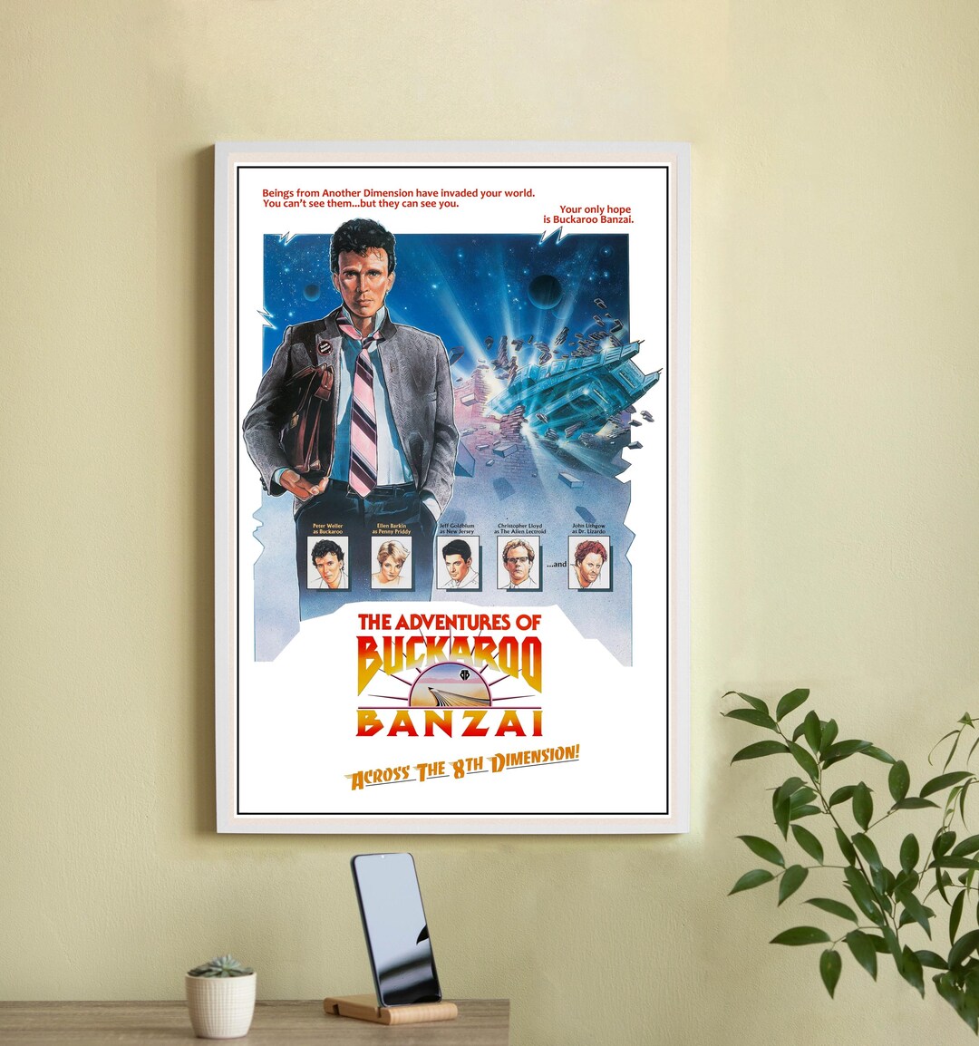 The Adventures of Buckaroo Banzai Across the 8th Dimension Movie Poster ...