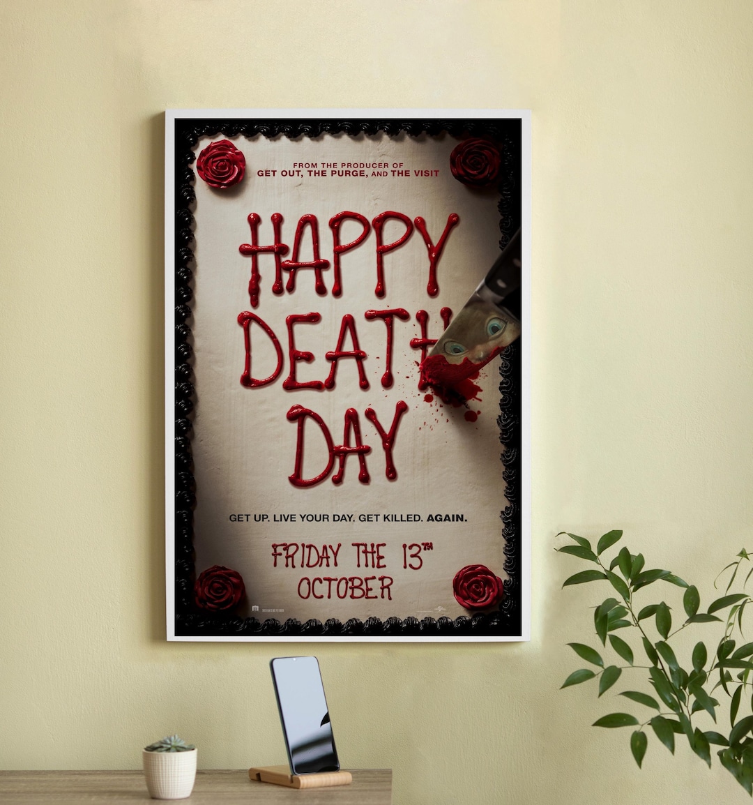 Happy Death Day Movie Poster-high Quality Canvas Movie Poster - Wall ...
