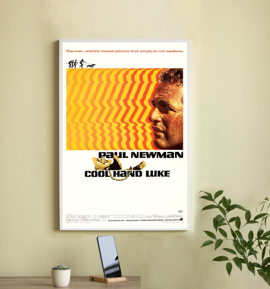 Cool Hand Luke Movie Poster-high Quality Canvas Movie Poster - Wall Art ...