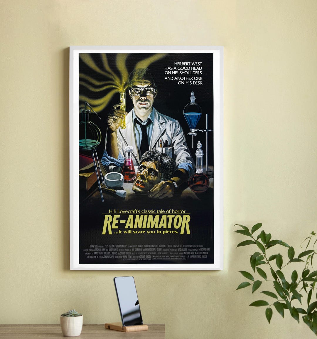 Re-animator Movie Poster-high Quality Canvas Movie Poster - Wall Art ...