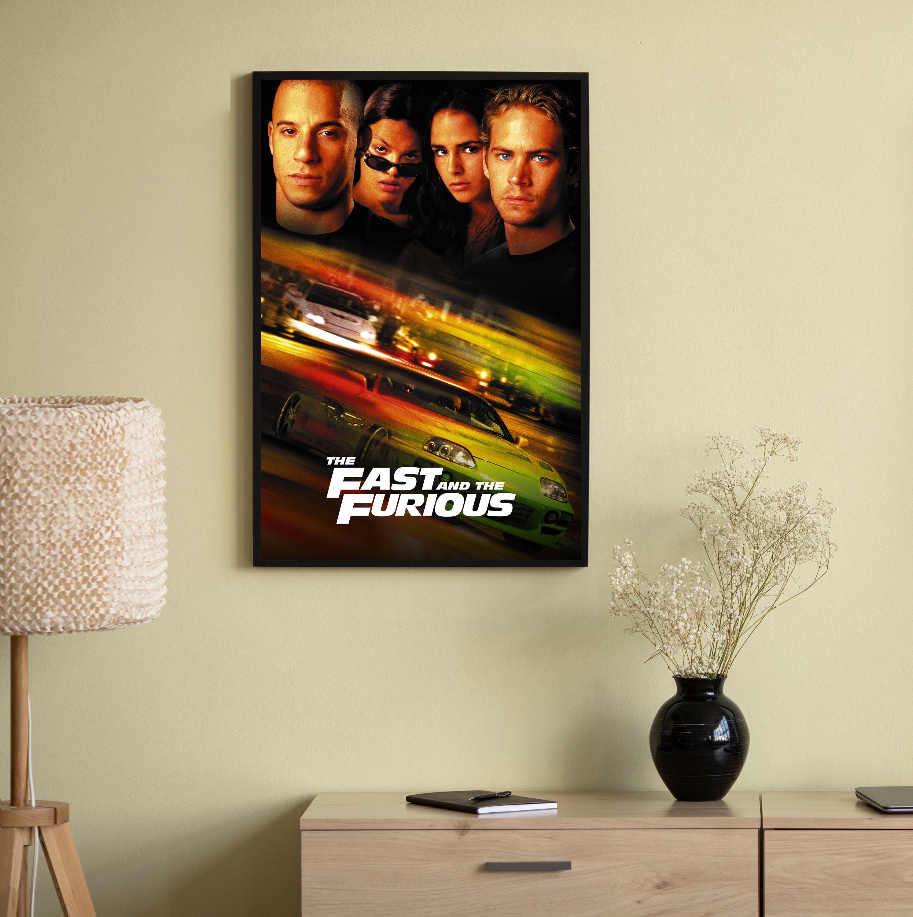 Fast and the Furious Movie Poster-high Quality Canvas Movie Poster ...