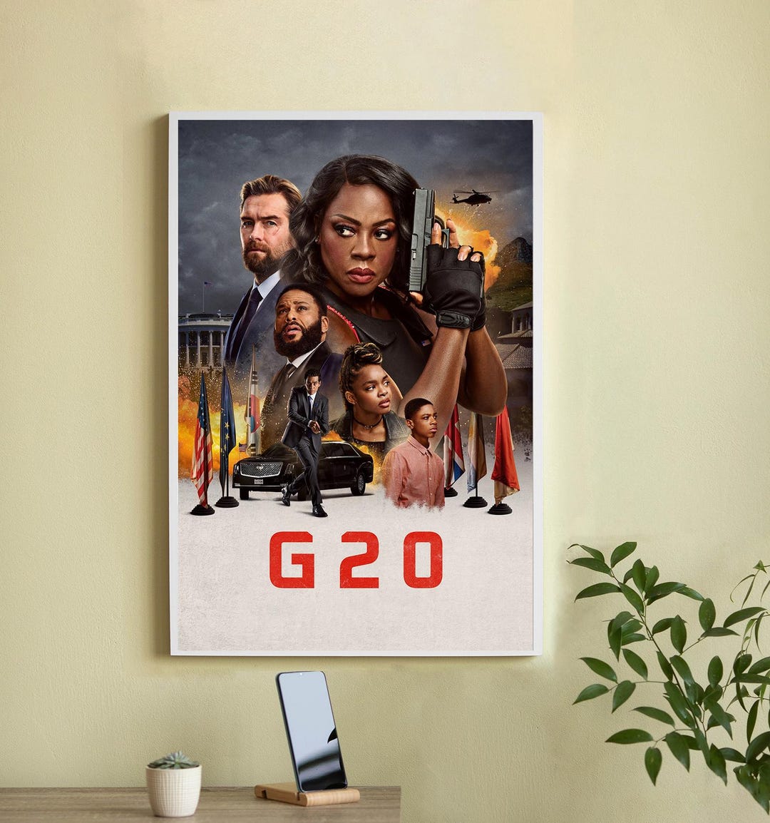 G20 (2025) Movie Poster-high Quality Canvas Movie Poster - Wall Art ...