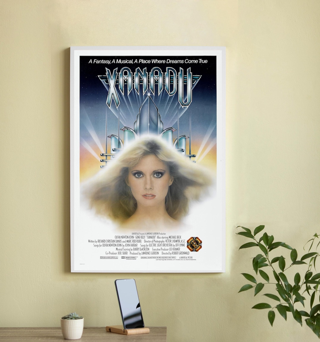 Xanadu Movie Poster-high Quality Canvas Movie Poster - Wall Art-home ...