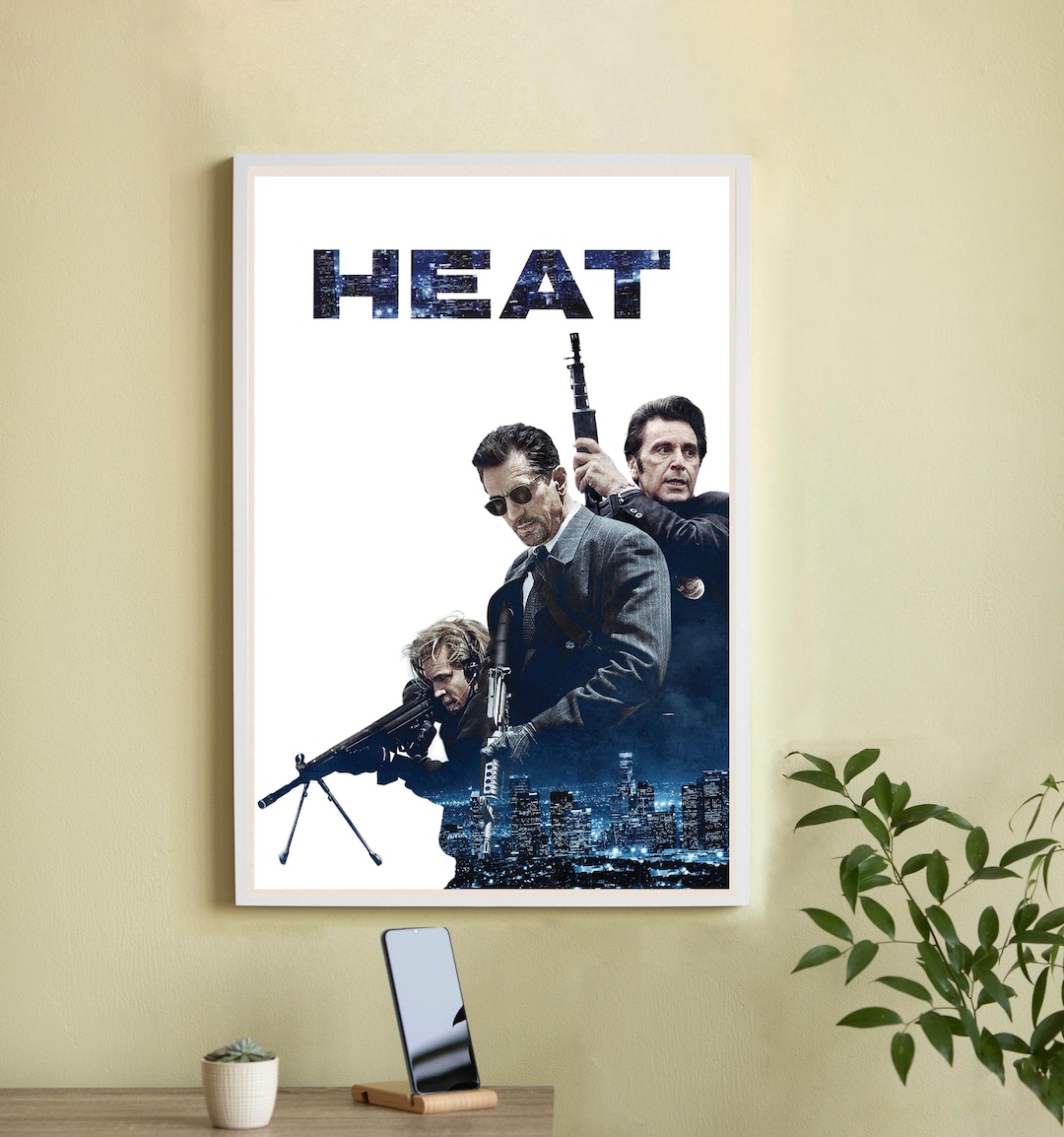 Heat Movie Poster-high Quality Canvas Movie Poster - Wall Art-home ...