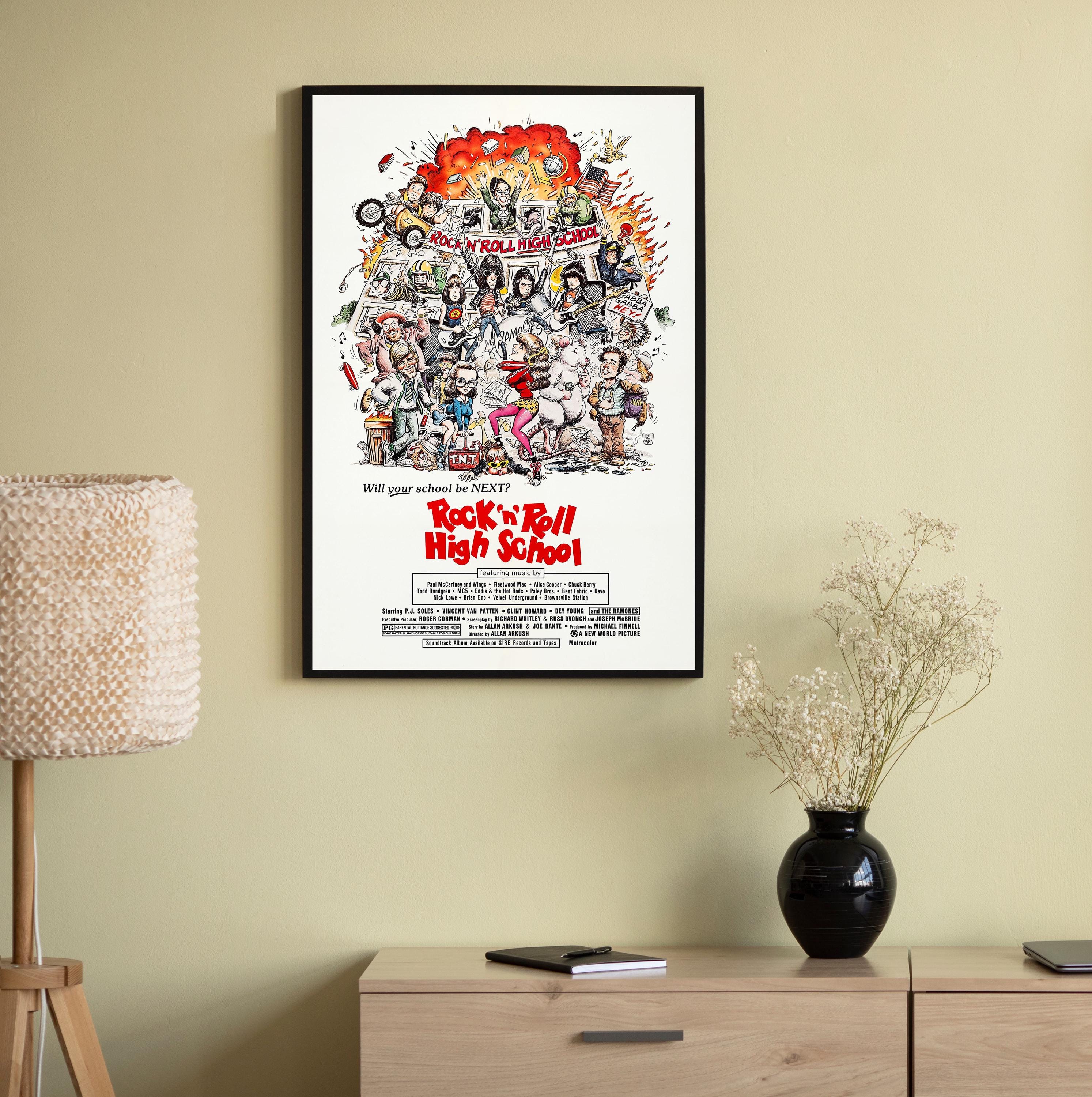 Rock 'n' Roll High School Movie Poster-high Quality Canvas Movie Poster ...