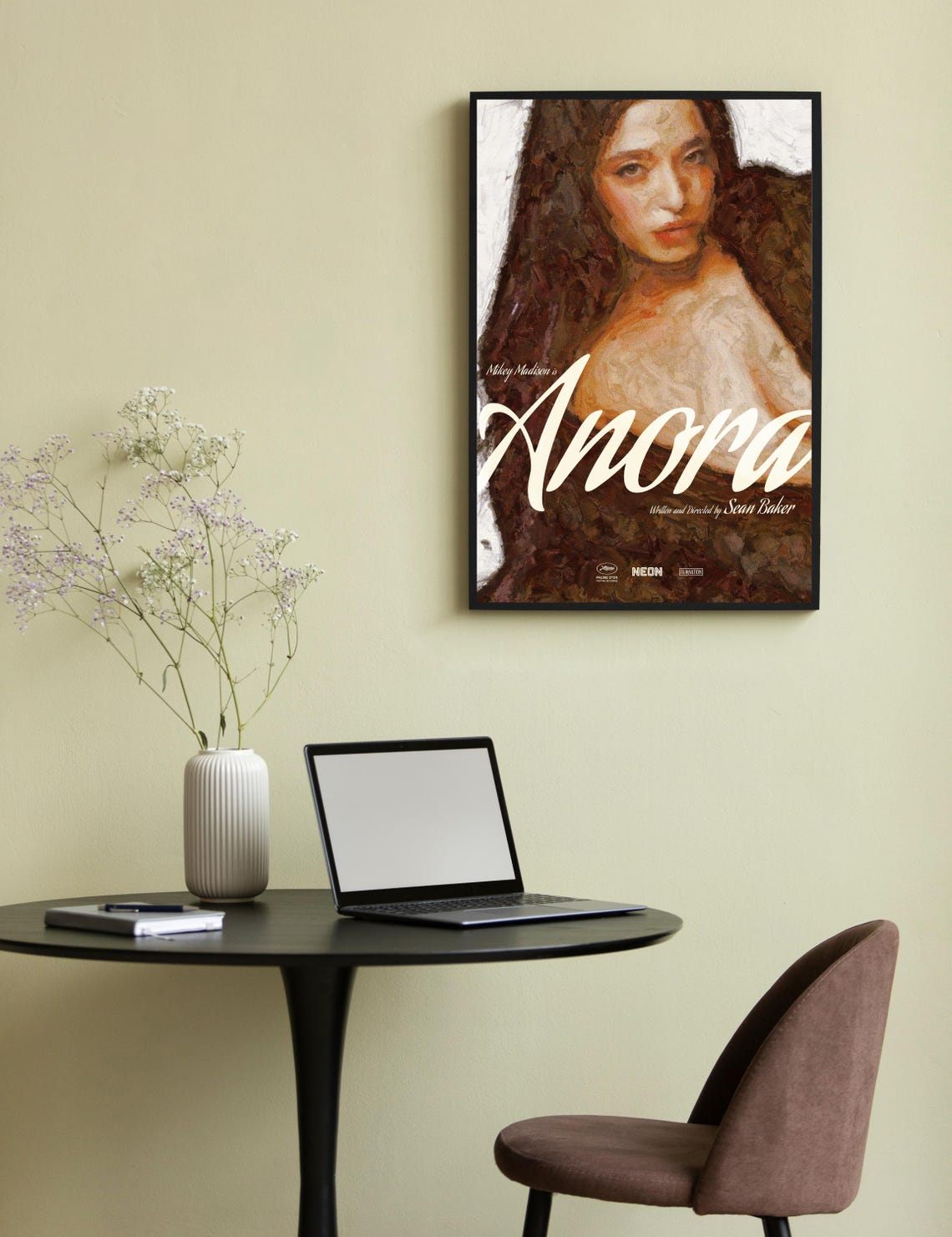 Anora Movie Poster-high Quality Canvas Movie Poster - Wall Art-home ...