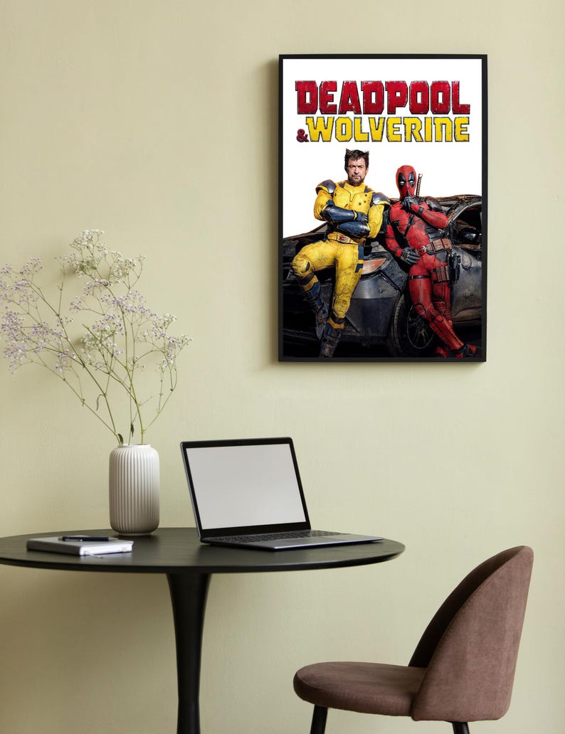 Deadpool & Wolverine Movie Poster-high Quality Canvas Movie Poster ...