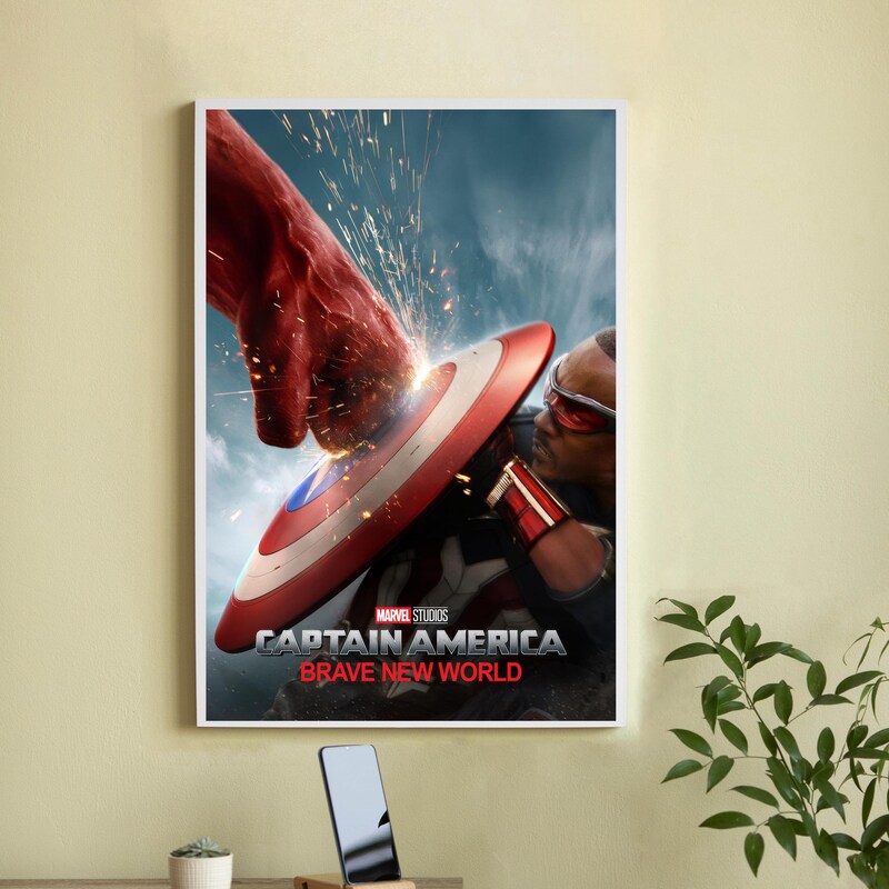 Brave New World Captain America Poster - Etsy
