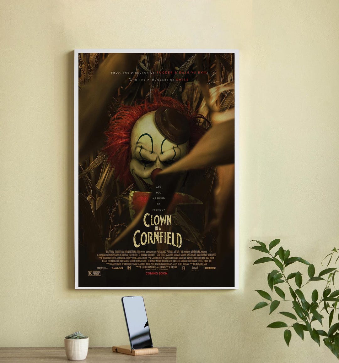 Clown in a Cornfield (2025) Movie Poster-high Quality Canvas Movie ...