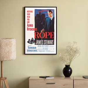 Rope Movie Poster-high Quality Canvas Movie Poster - Wall Art-home ...