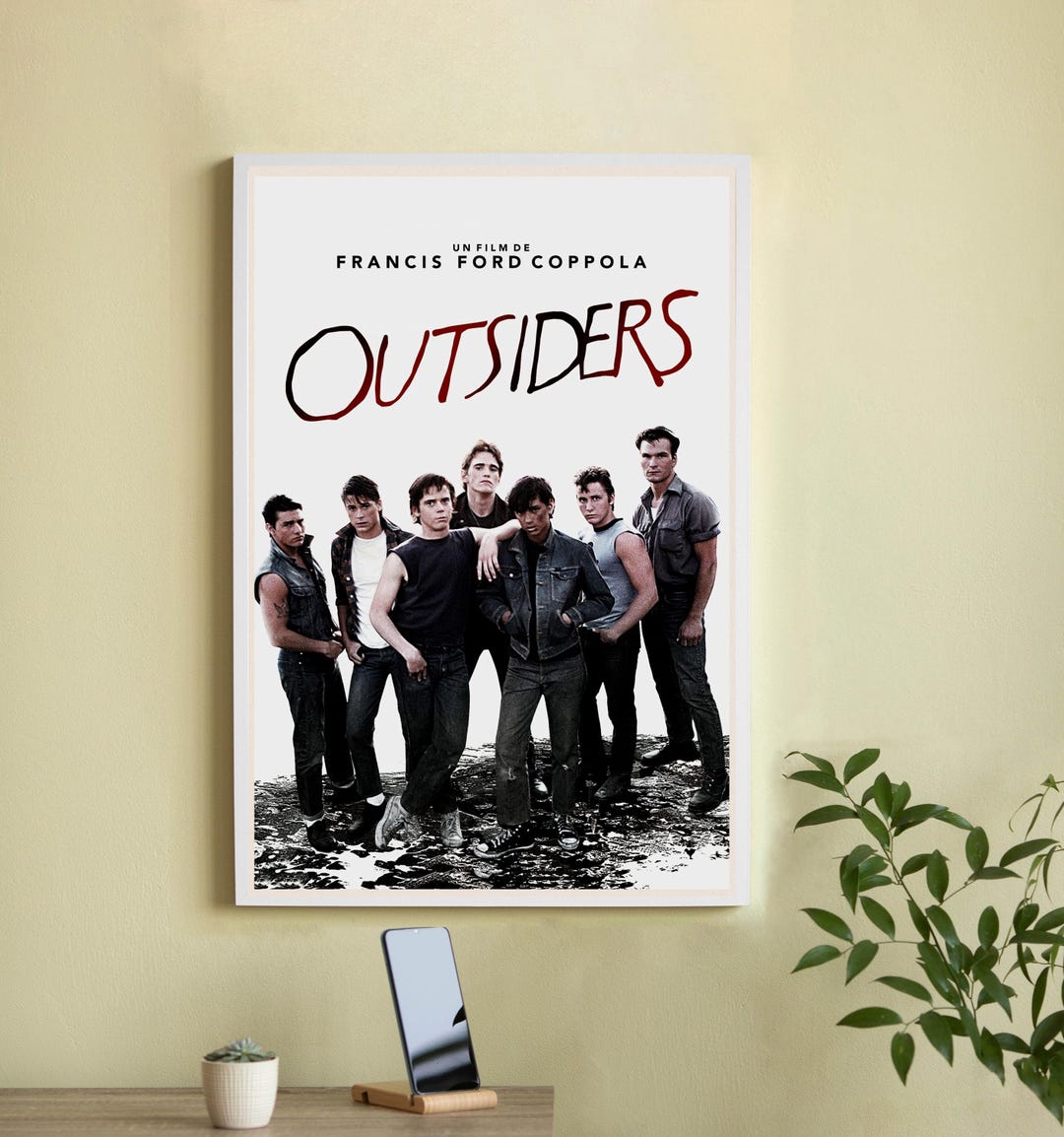 The Outsiders Movie Poster-high Quality Canvas Movie Poster - Wall Art ...