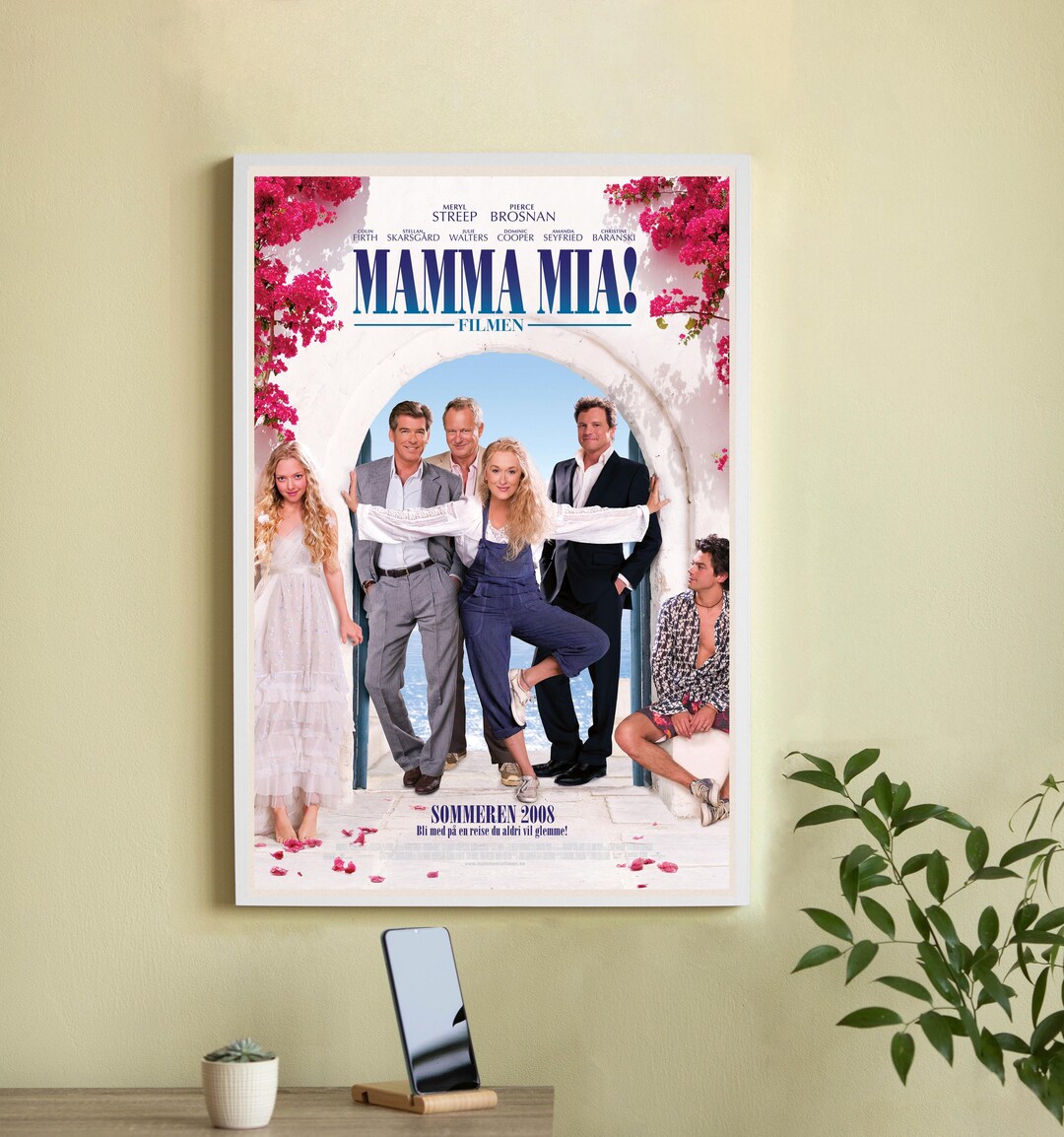 Mamma Mia Movie Poster-high Quality Canvas Movie Poster - Wall Art-home ...