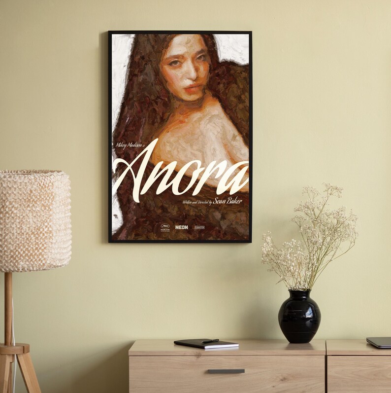 Anora Movie Poster-high Quality Canvas Movie Poster - Wall Art-home ...