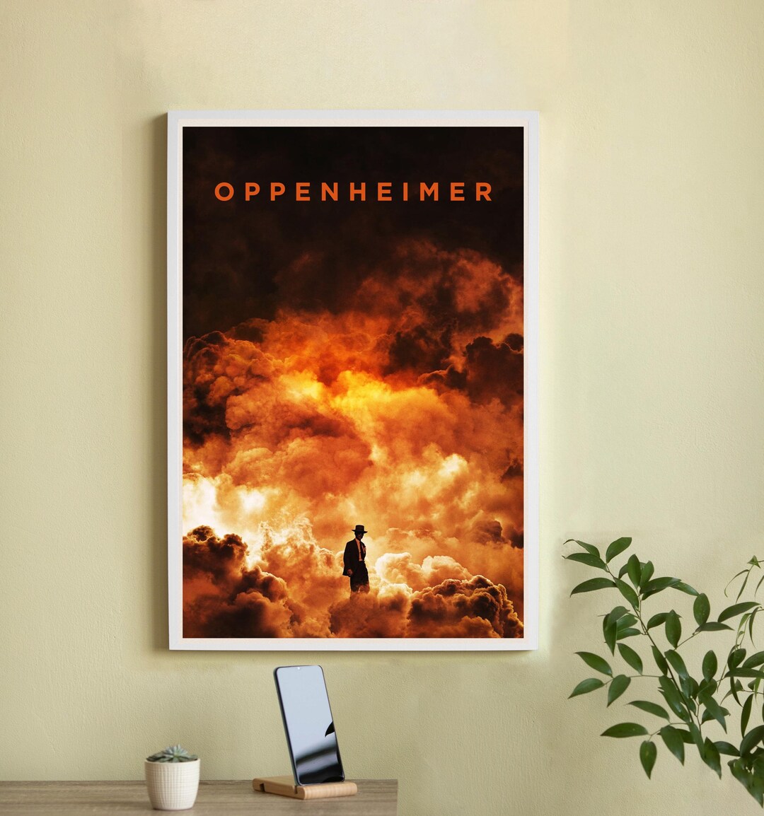 Oppenheimer Movie Poster-high Quality Canvas Movie Poster - Wall Art ...