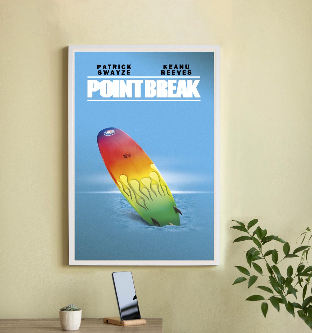 Point Break Movie Poster-high Quality Canvas Movie Poster - Wall Art ...