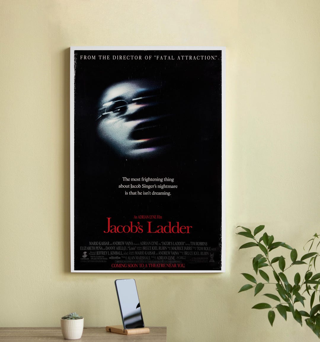 Jacob's Ladder Movie Poster-high Quality Canvas Movie Poster - Wall Art ...
