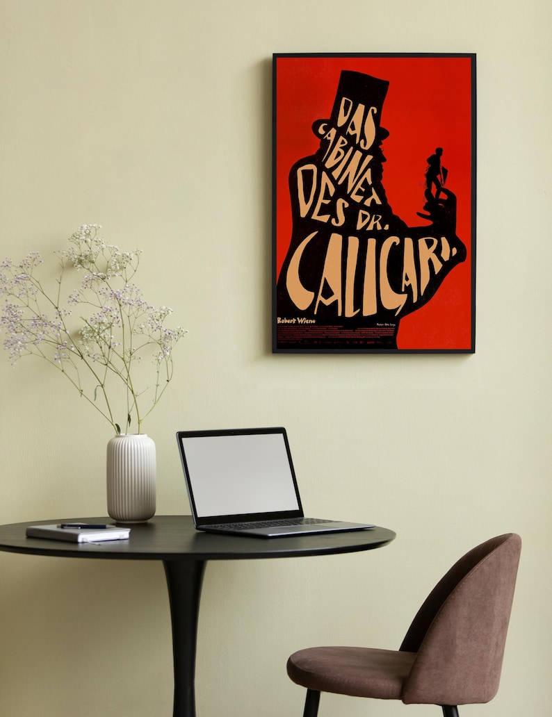 The Cabinet of Dr. Caligari Movie Poster-high Quality Canvas Movie ...