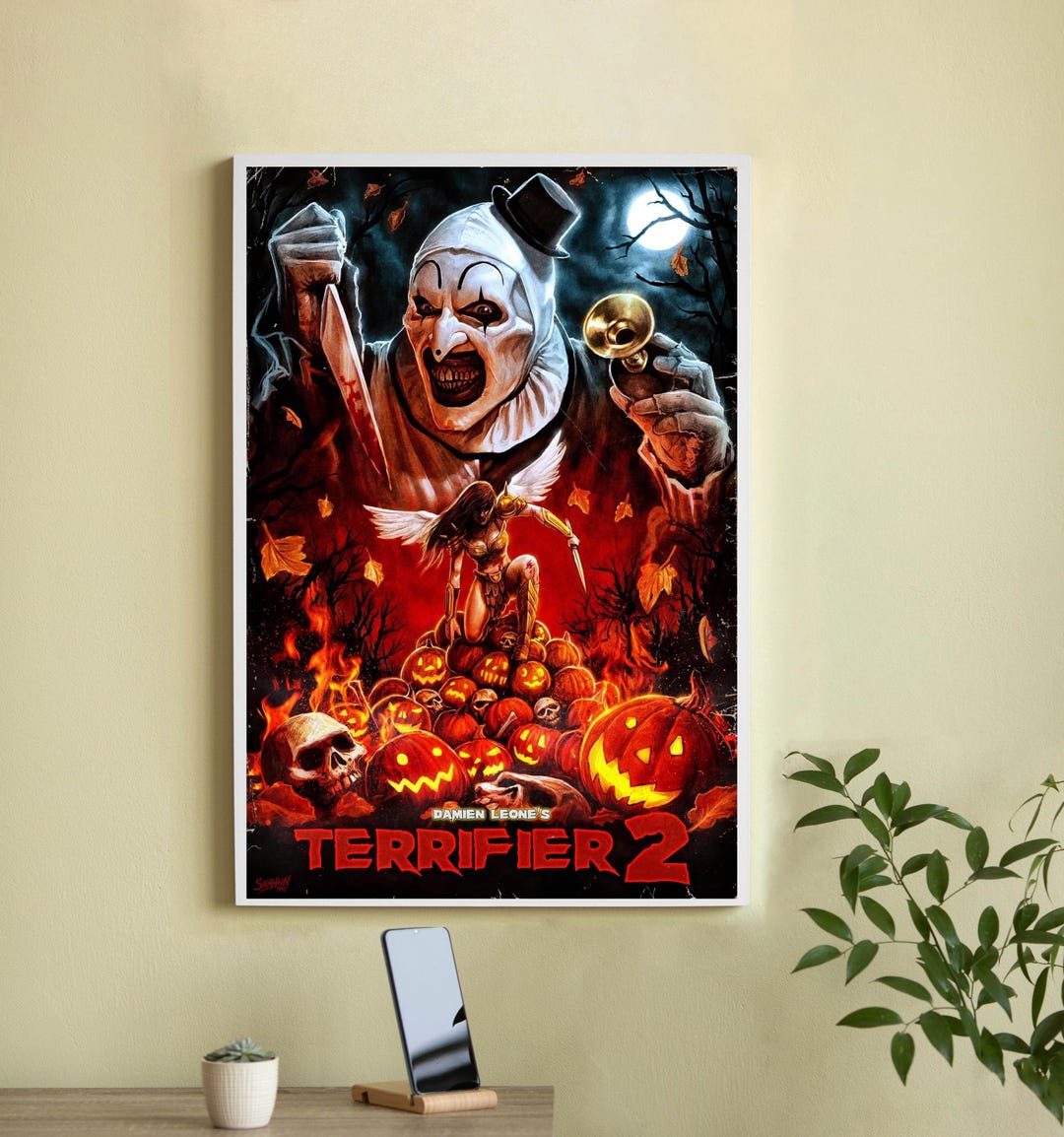Terrifier 2 Movie Poster-high Quality Canvas Movie Poster Wall Art-home ...