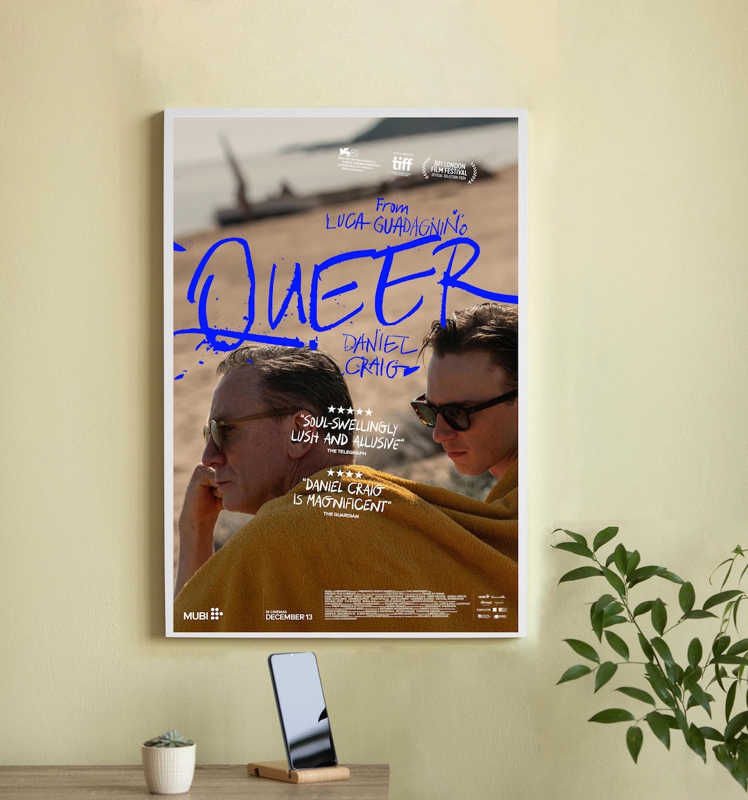 Queer Movie Poster - High Quality Canvas Movie Poster - Wall Art-home ...