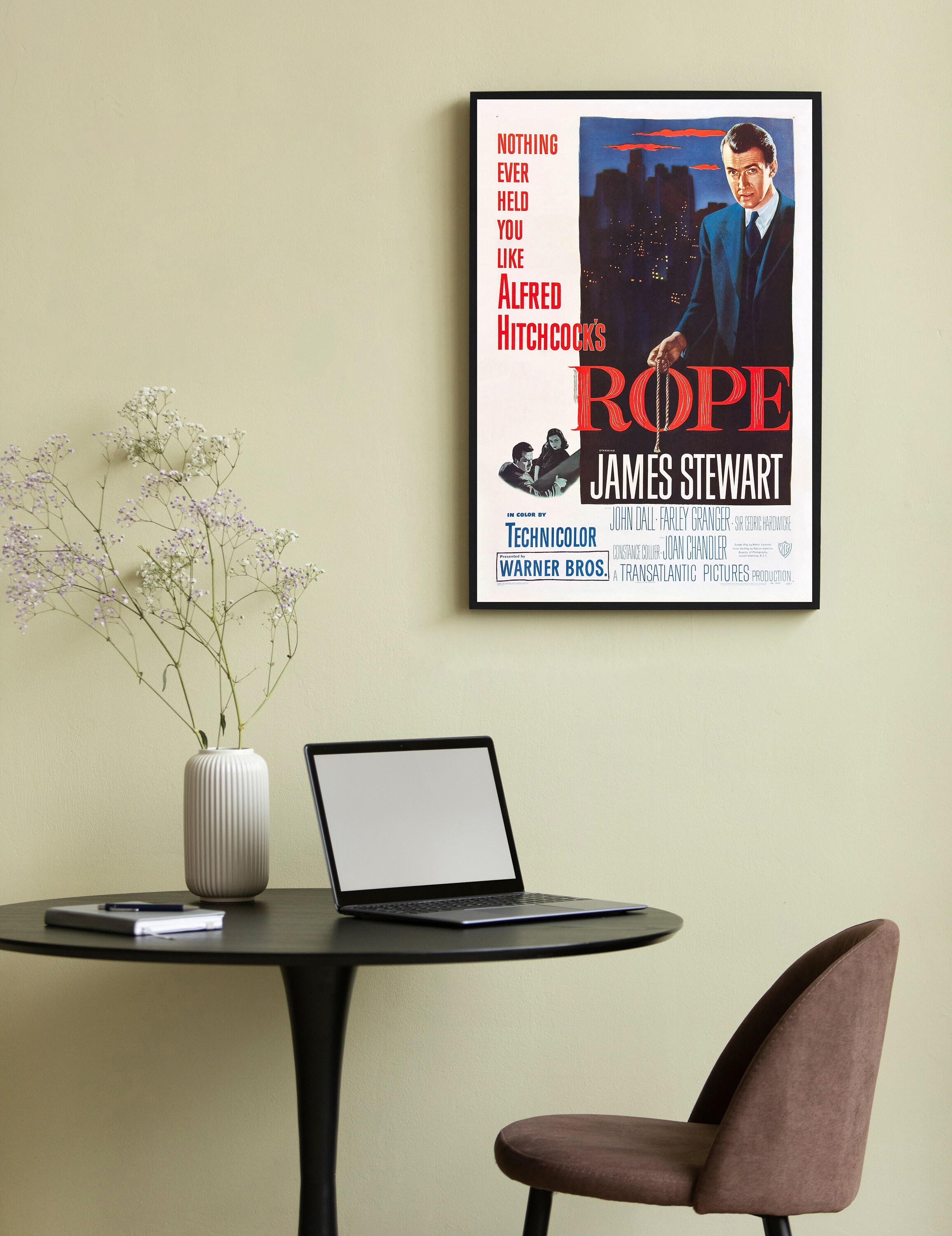 Rope Movie Poster-high Quality Canvas Movie Poster - Wall Art-home ...