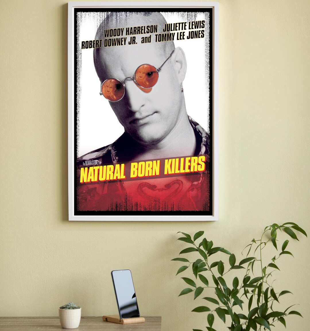Natural Born Killers Movie Poster-high Quality Canvas Movie Poster Wall ...