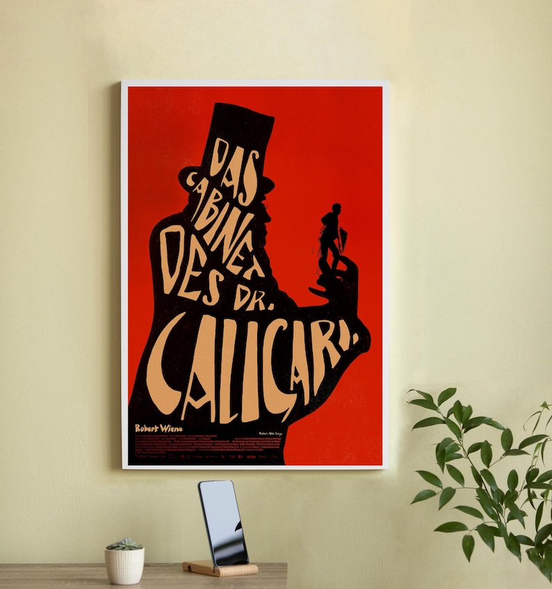 The Cabinet of Dr. Caligari Movie Poster-high Quality Canvas Movie ...