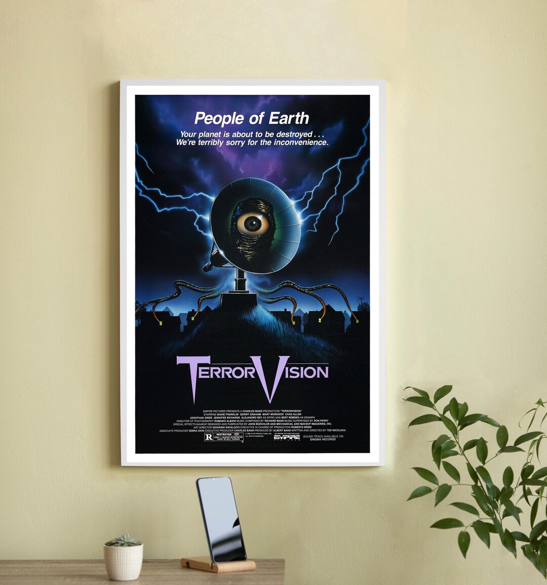 Terrorvision Movie Poster-high Quality Canvas Movie Poster - Wall Art ...